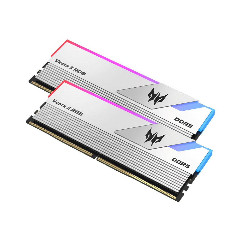 Memoria 32gb 2x16 6000mhz Ddr5 Vesta Ii Rgb Silver Expo Predator | HYPERGAMING