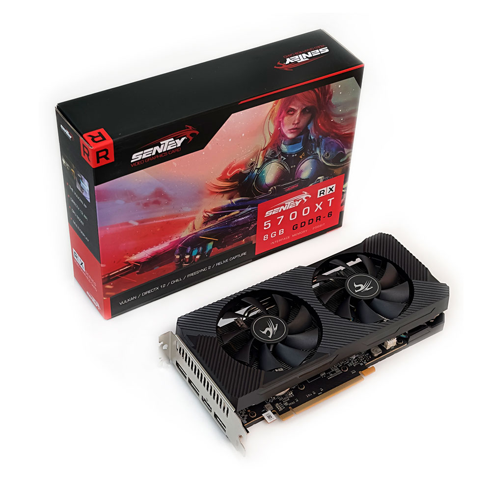 Placa De Video Radeon Rx 5700 Xt 8gb Gddr6 Sentey | HYPERGAMING