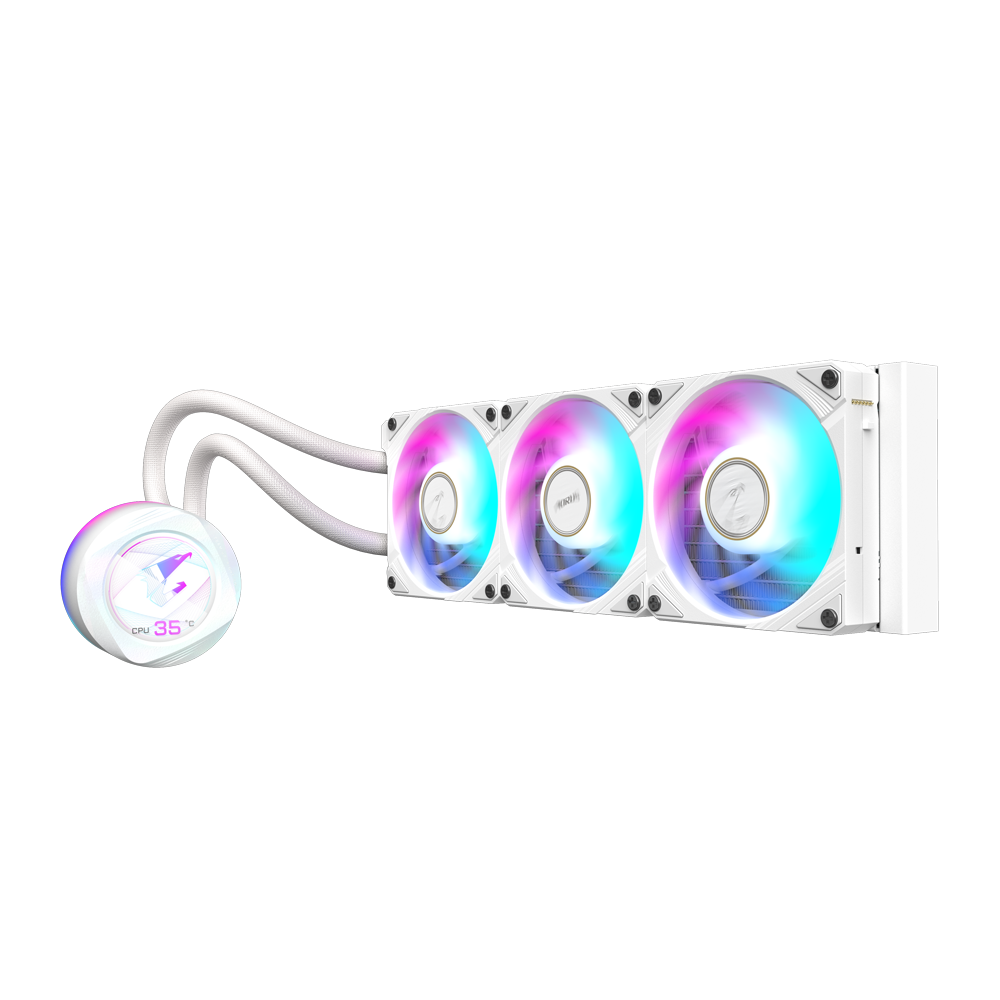 Water Cooling Aorus Waterforce X Ii 360 Ice Argb Lcd Display Gigabyte | HYPERGAMING