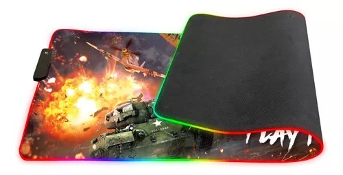 Pad Mouse pad Gamer Rgb XL Extendido Gtc Luz 795 x 300 x 4 ...
