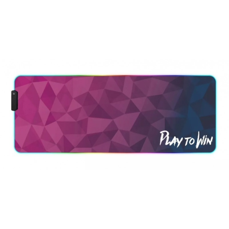Mouse pad Gamer Rgb Xl 800 X 300 X 4 Mm 7 Modos De Luz | Megasoft Argentina