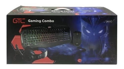 Combo Gamer Gtc Teclado Mouse Auricular Y Pad | Megasoft Argentina