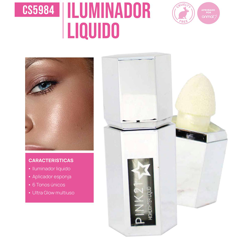 Pack X3 Iluminador Liquido Bloom Ultra Glow Star Edition Pink 21 (PROMO)(SURTIDO) | Estetic Make ...