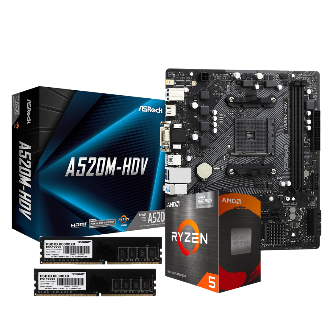 Combo Actualizacion Amd Ryzen 5 5600 GT | A520 | 16 GB | Noxie Store