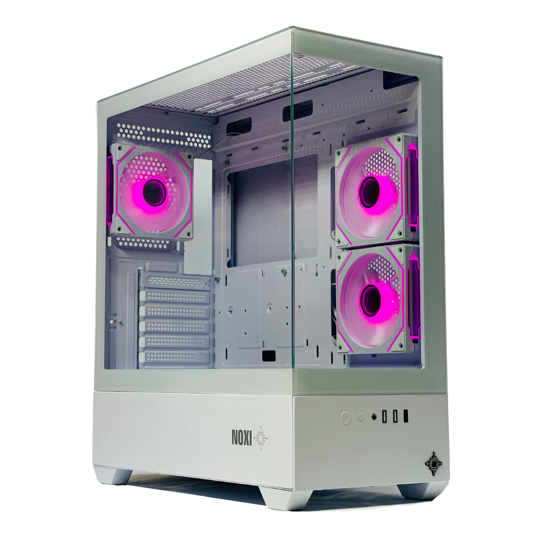Gabinete Noxi Gaming Zowi 3 Fans White | Noxie Store