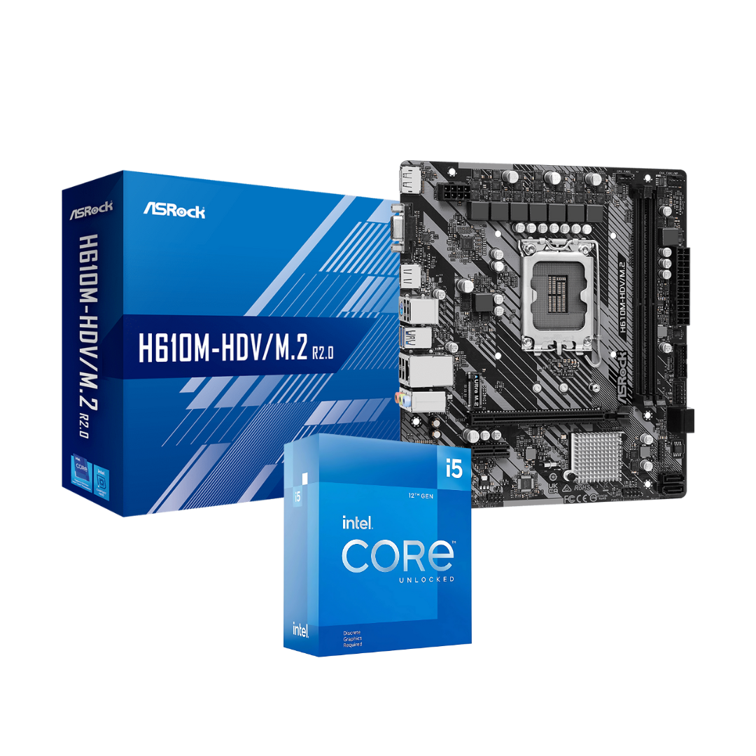 Combo Actualización Intel Core i5 12400F | H610 | Noxie Store