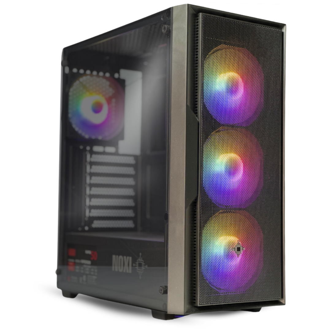 Gabinete Noxi Gaming Flare V2 Rgb + Fuente | Noxie Store