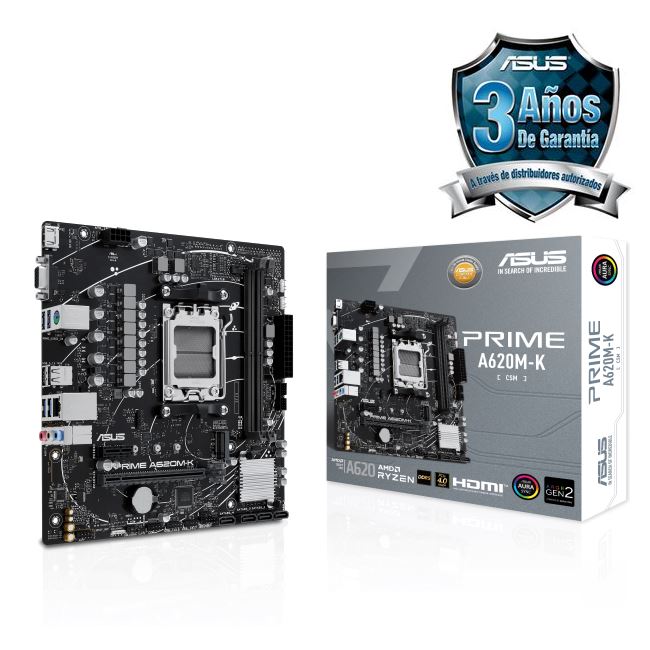 MOTHER ASUS (AM5) PRIME A620M-K-CSM | Crosshair Gaming Computacion
