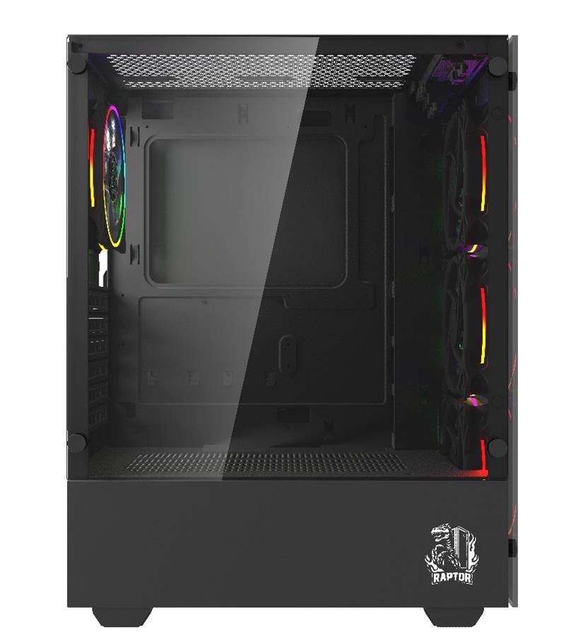 GABINETE GAMER RAPTOR SENTINEL RGB FAN X4 | Crosshair Gaming Computacion