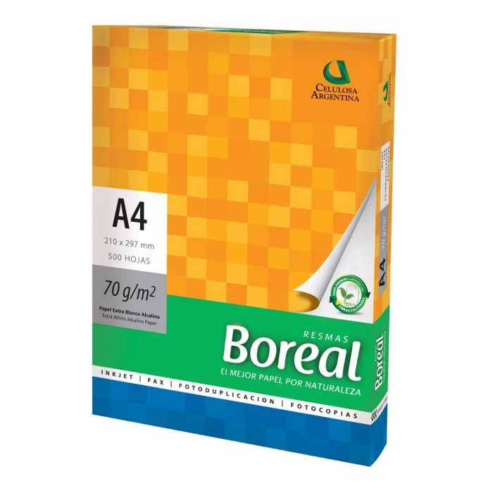 Varios Resma Hojas RESMA BOREAL A4 A4 70G/M2 | PC Store Computacion