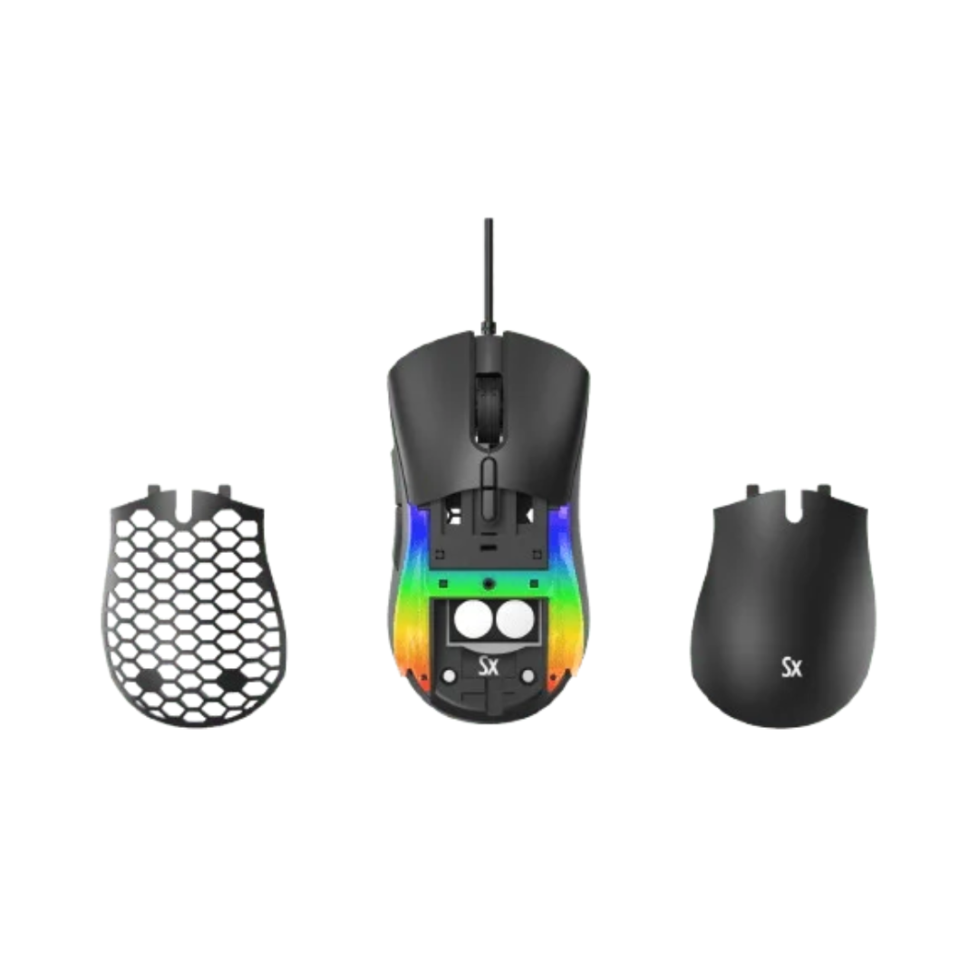 Mouse Gamer Solarmax Rgb Usb Negro | 710 Technology