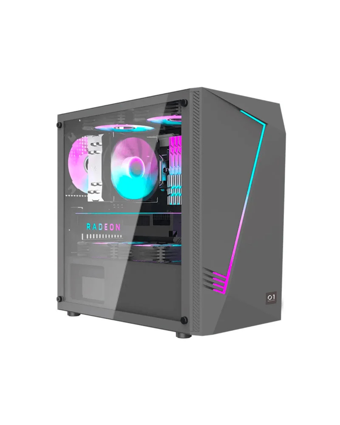 Gabinete Gamer Zer01 Gaming Gemini 1 Fan Rgb | 710 Technology