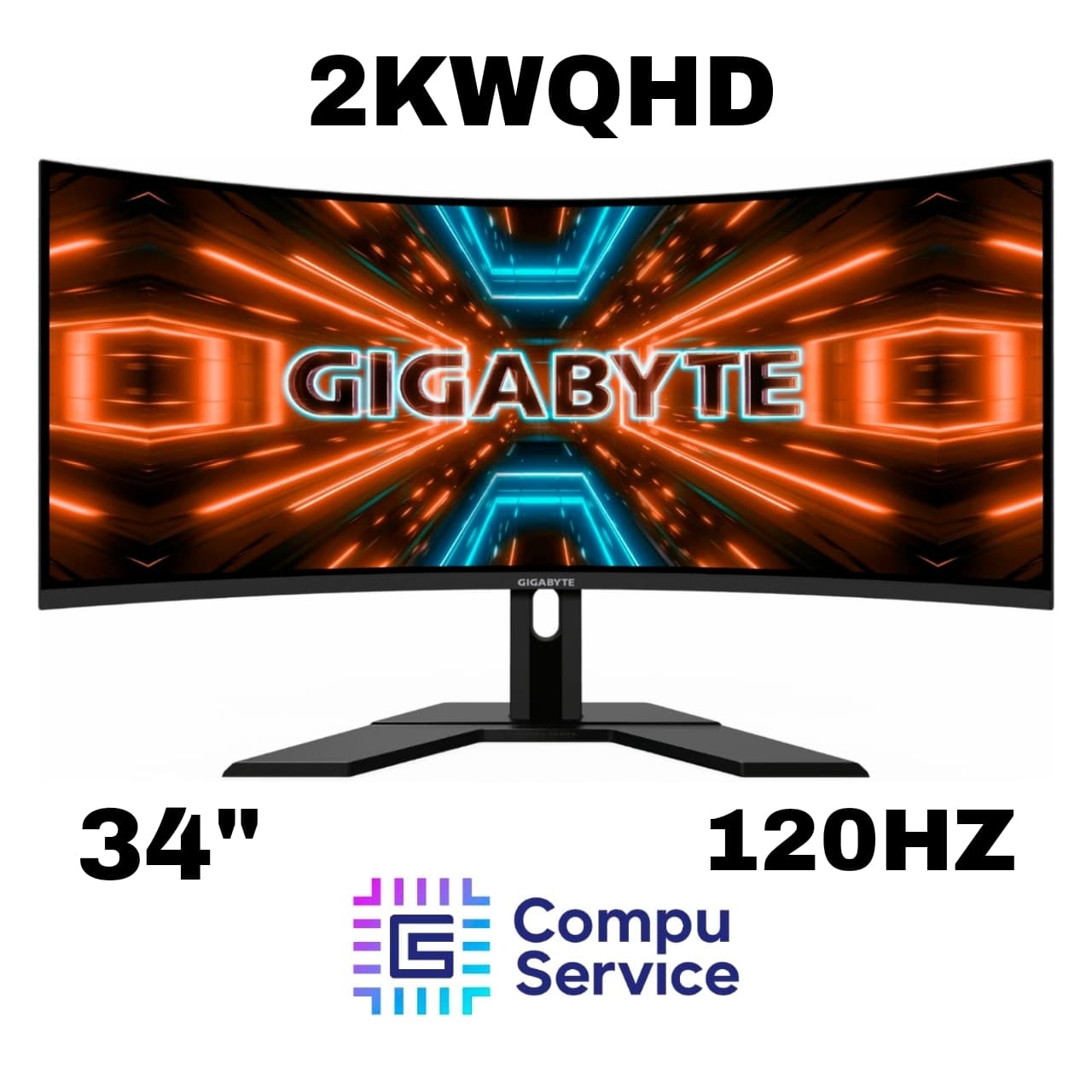 MONITOR CURVO 34" GIGABYTE 120HZ WQHD | Compu Service