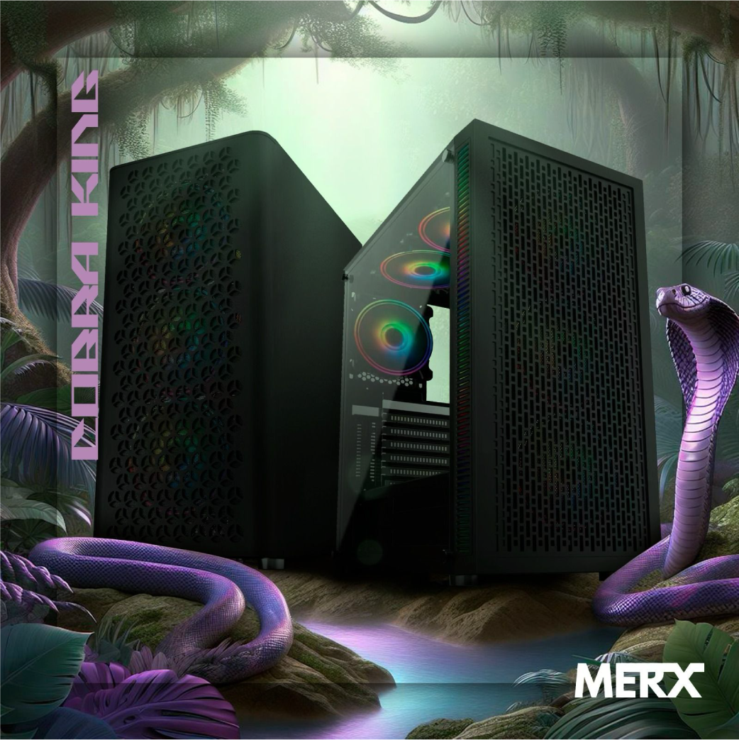 Gabinete Merx Cobra King | Bracatech