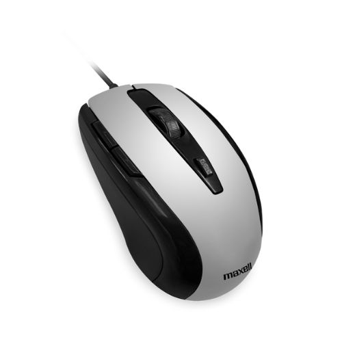 Mouse Maxell Optico Plata 5 Botones | Click Gaming