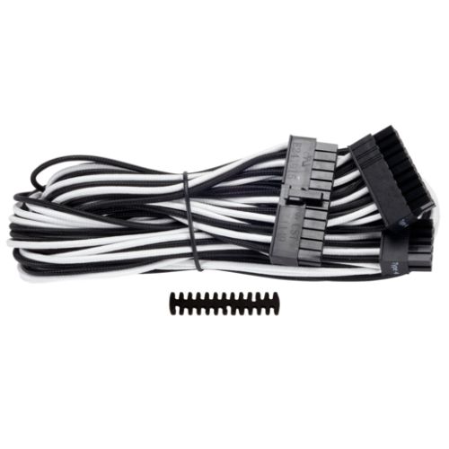 Cable Mallado Corsair Atx 24 Pines Tipo 4 3er Gen Blanco/negro | Click ...