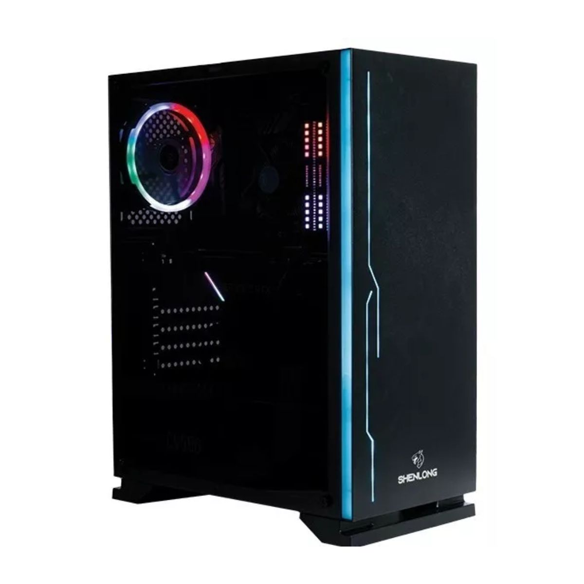 Gabinete Shenlong Gt-701 Fan Y Front Rgb | Click Gaming
