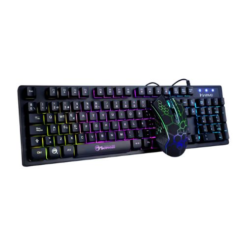 Kit Teclado Y Mouse Gamer Marvo Km409 Led | Click Gaming