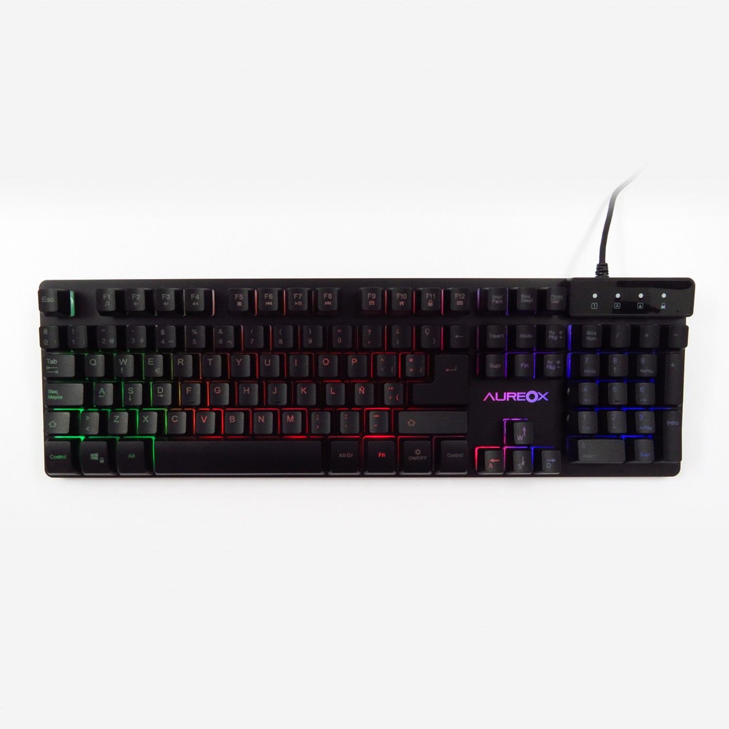 TECLADO AUREOX BATTLETAG GAMING GK400 | Crosshair Gaming Computacion
