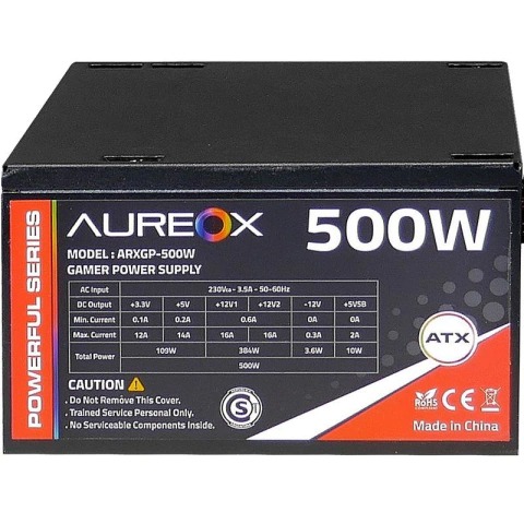 FUENTE AUREOX 500W ARXGP 500 | Crosshair Gaming Computacion