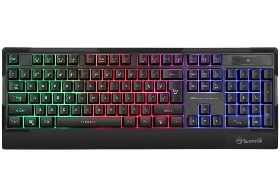 TECLADO MARVO K606 RGB SP | Crosshair Gaming Computacion