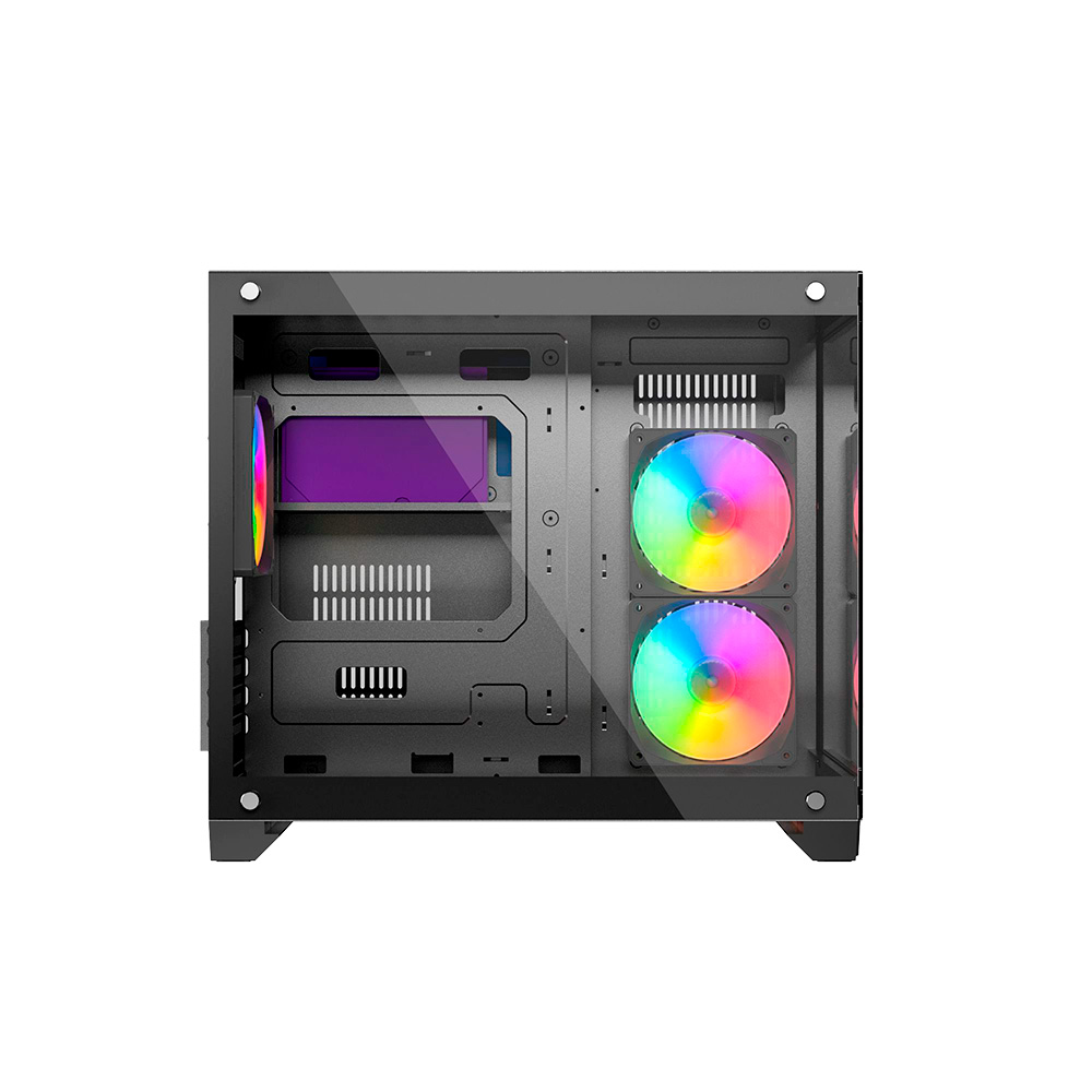 GABINETE GAMER RAIDMAX INFINITA i600 FISHTANK TG RGB | Crosshair Gaming Computacion