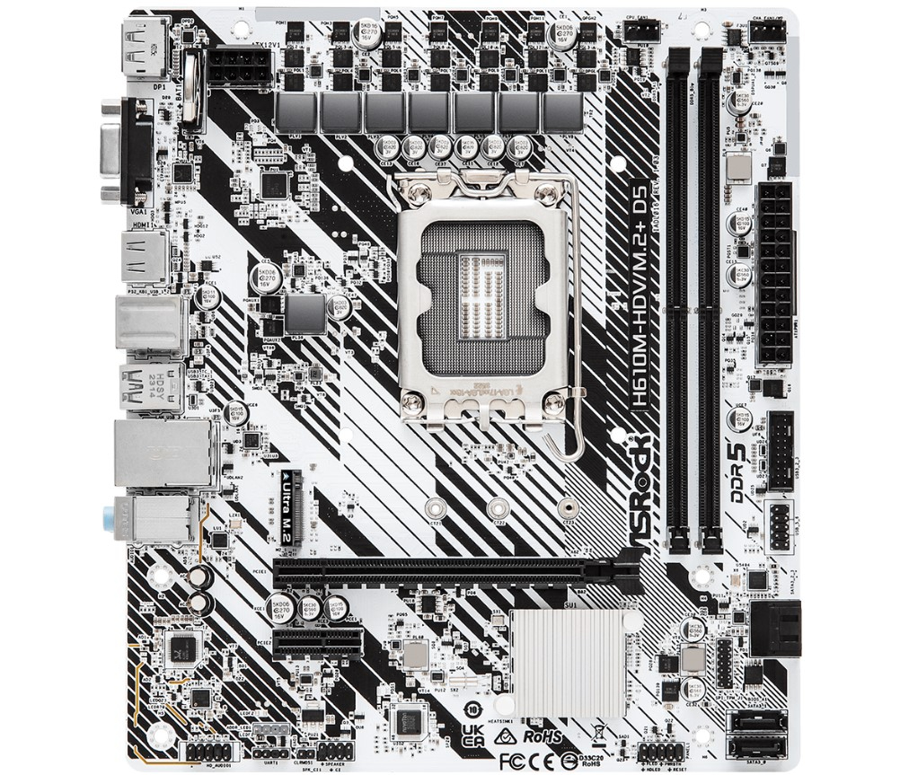 MOTHER ASROCK (LGA1700) H610M-HDV/M.2 DDR5 | Crosshair Gaming Computacion