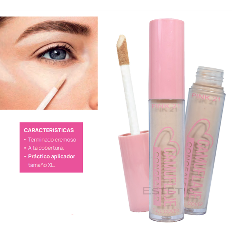 Corrector Liquido Camuflaje XXL Pink 21 | Estetic Make Up