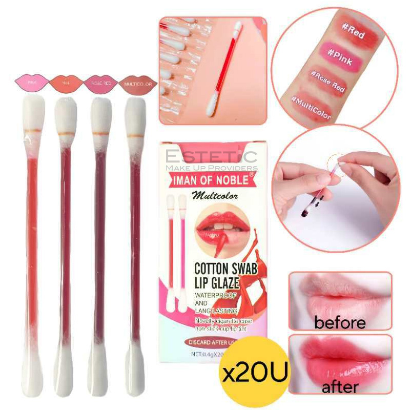 Labial Cotton Gloss 24 Horas Waterproof Iman (x20 Unidades) | Estetic ...