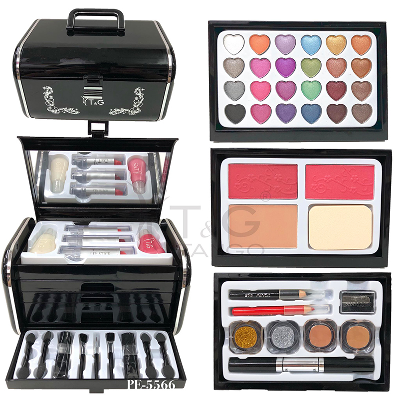 Set Maquillaje Completo Desmontable T&G Tango Pro (NEGRO) | Estetic Make Up