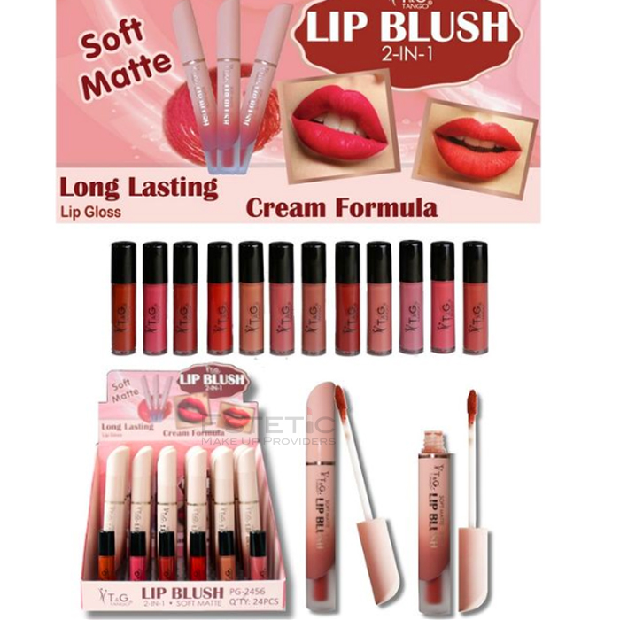 Lip Blush 2 en 1 Rubor Y Labial Matte Cream T&G Tango | Estetic Make Up