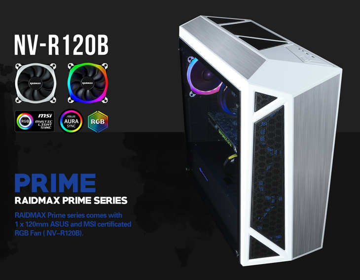 GABINETE GAMER RAIDMAX SIGMA WHITE | Hunter Gaming