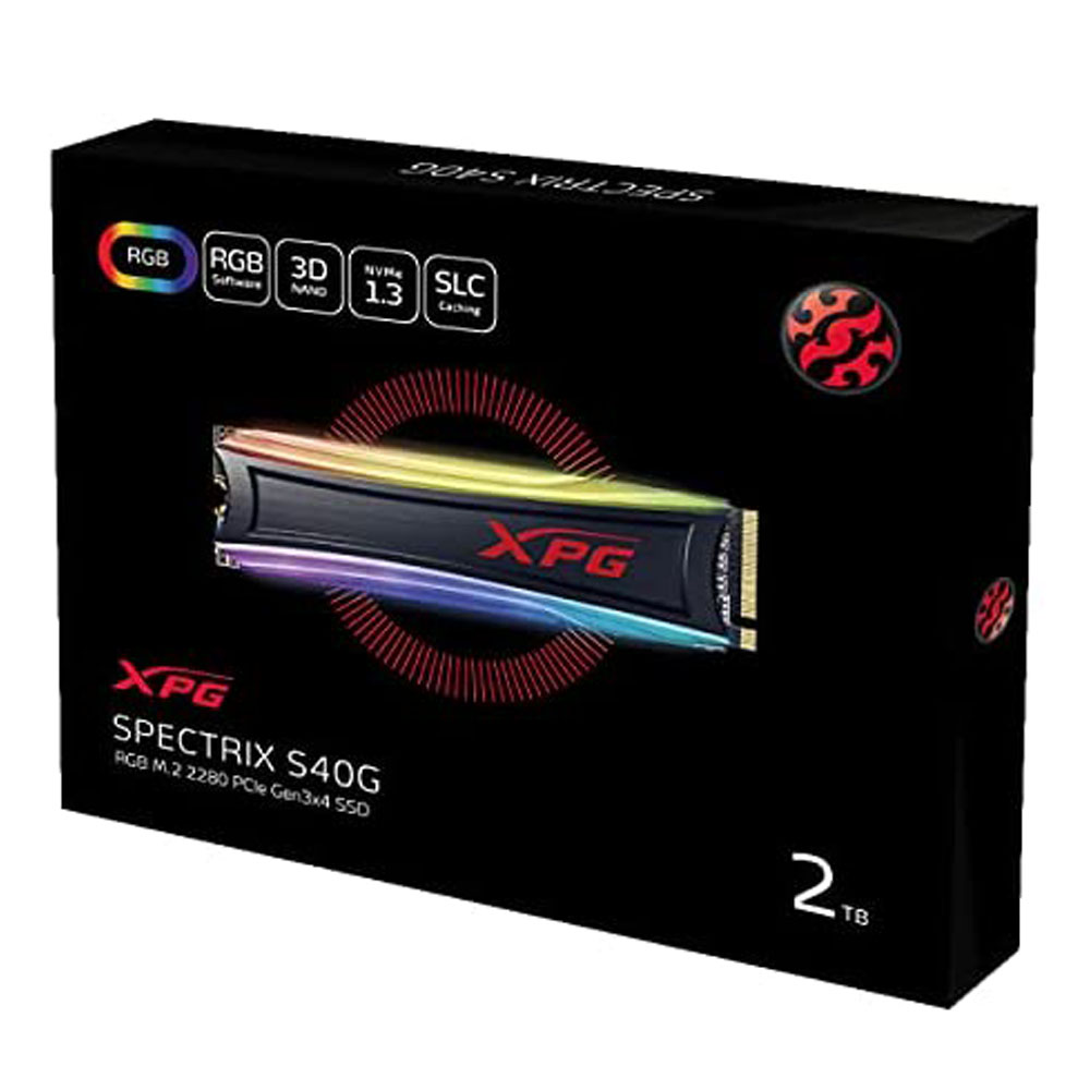 Disco Ssd 2tb M.2 Nvme Spectrix Xpg S40 Rgb Adata | HYPERGAMING