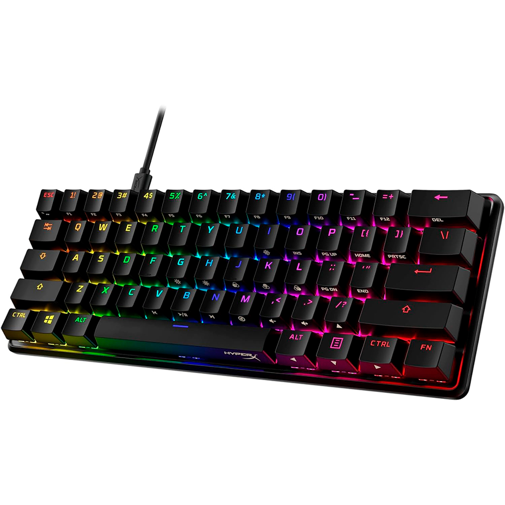 Teclado Alloy Origins 60 Switch Aqua Us Hyperx | HYPERGAMING