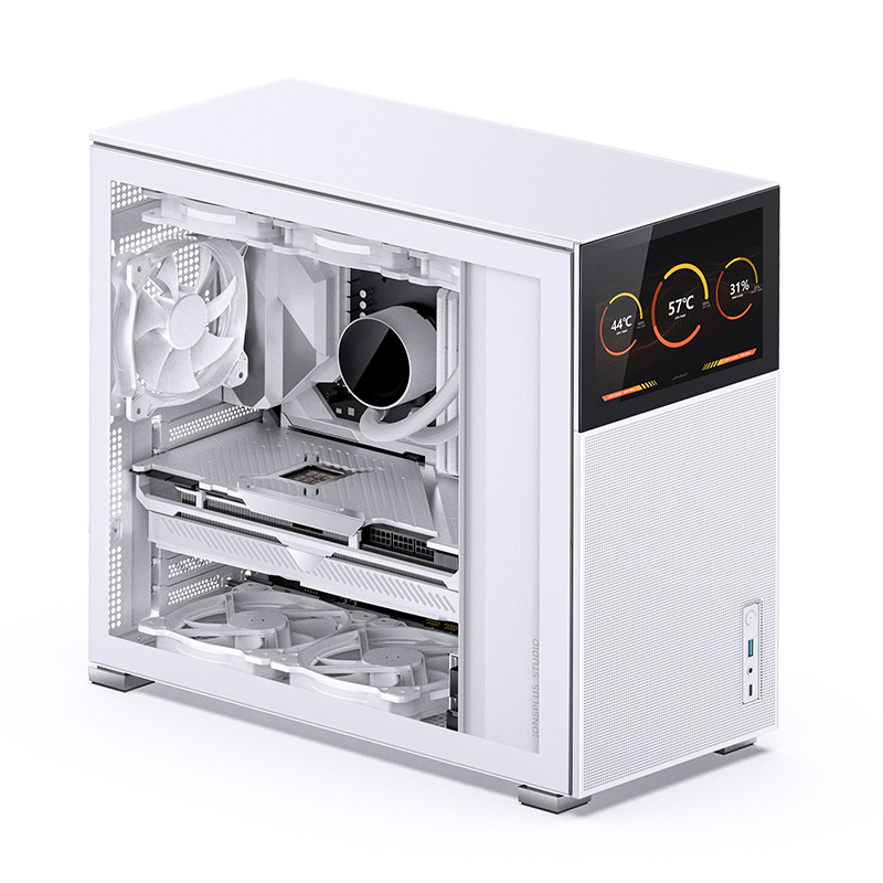 Gabinete D41 Mesh Screen White Tg Jonsbo | HYPERGAMING