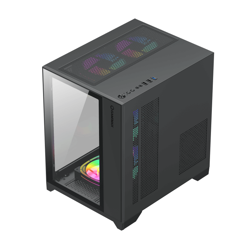 Gabinete Infinity Mini Black Tg Gamemax | HYPERGAMING