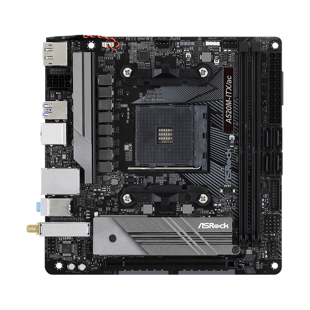 Mother A520m-itx-ac Wifi Asrock Am4 | HYPERGAMING