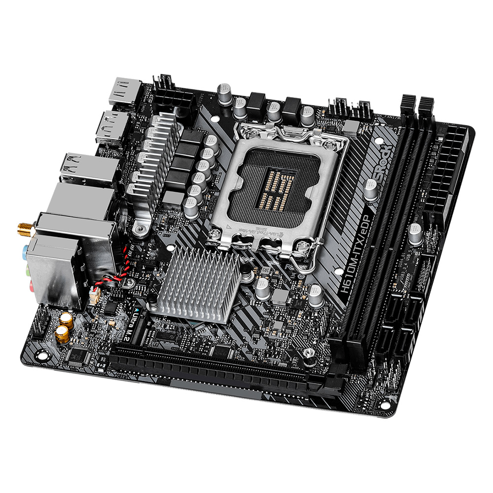 Mother H610m-itx-edp Wifi Asrock 12gen | HYPERGAMING