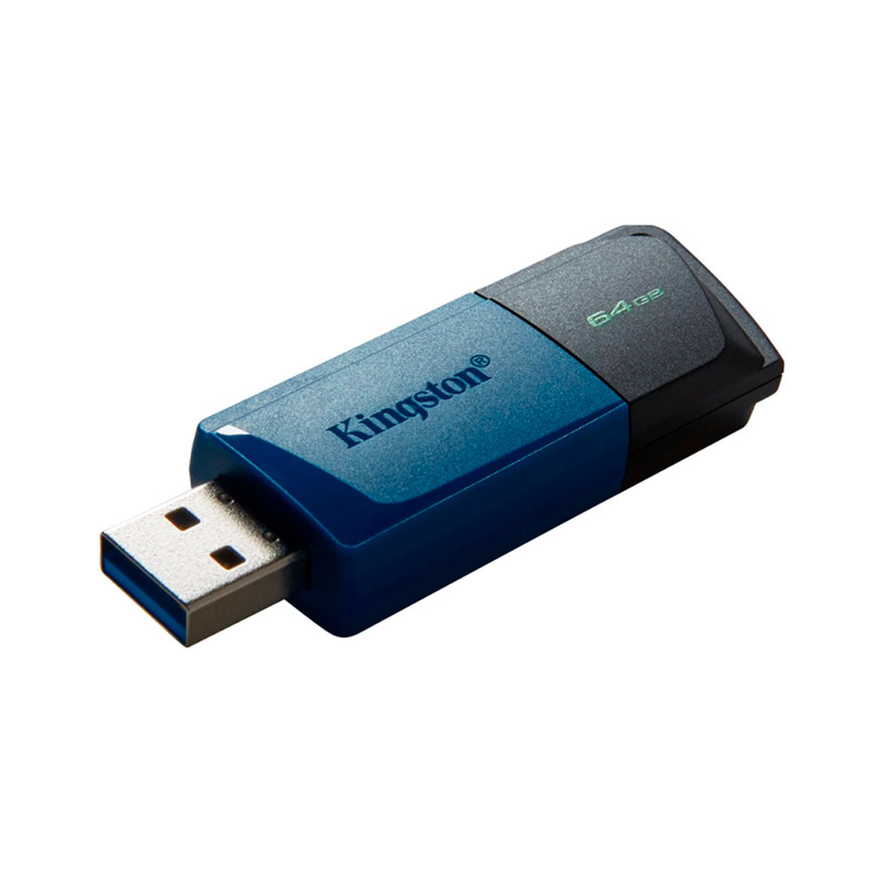 Pendrive 64gb Datatraveler Exodia M Usb Azul Kingston | HYPERGAMING