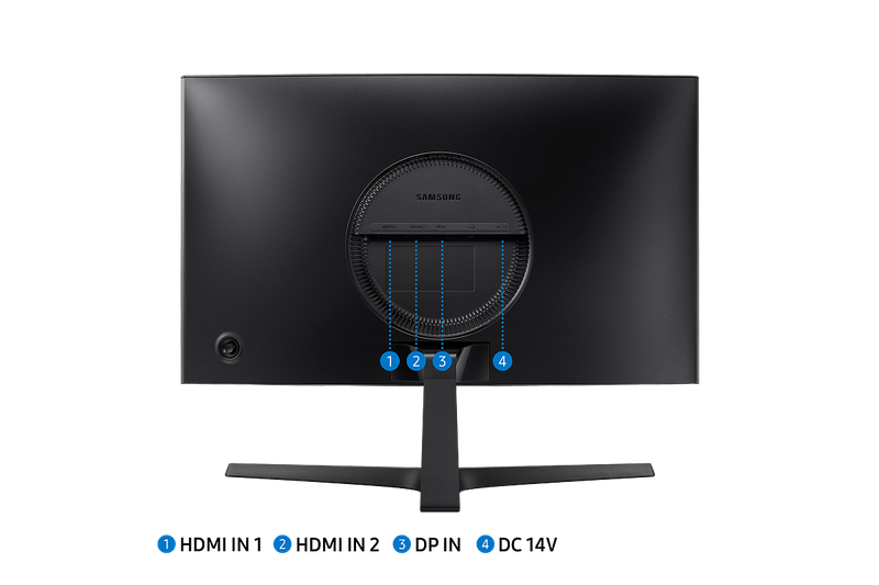 Monitor Gamer Samsung 24 Curvo 144hz Odyssey Negro Megasoft | Megasoft ...