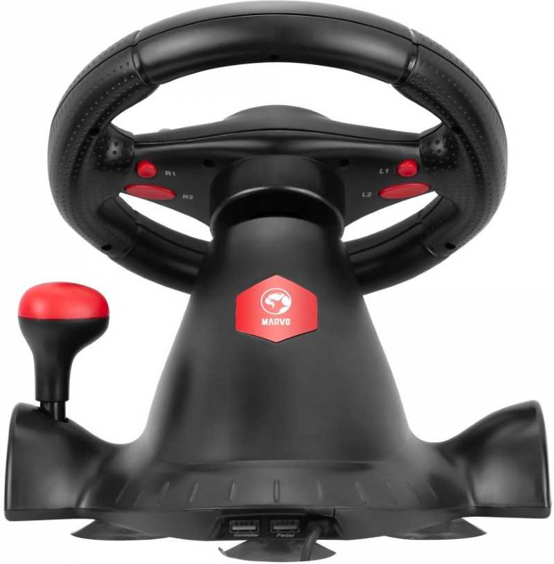 Perifericos Kit Gamer MARVO GT-903 GT-903 VOLANTE PEDALERA | PC Store Computacion