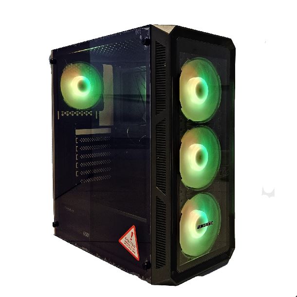 Gabinete Gamer AUREOX RHEA ARX 400G 4 COOLERS | PC Store Computacion
