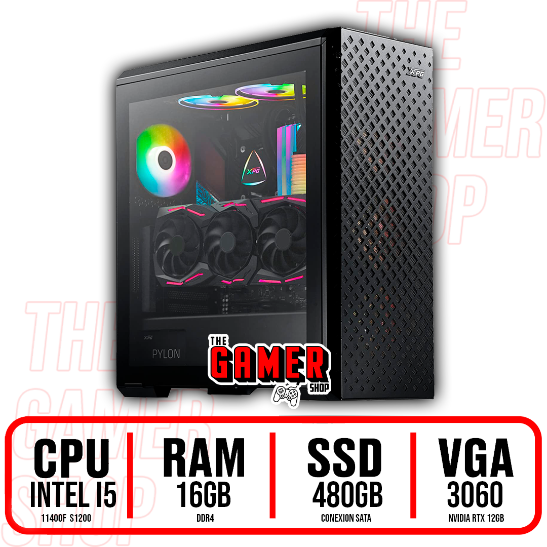 PC GAMER | INTEL i5 - 16GB - 480GB - RTX 3060 12GB | N861 | The Gamer Shop