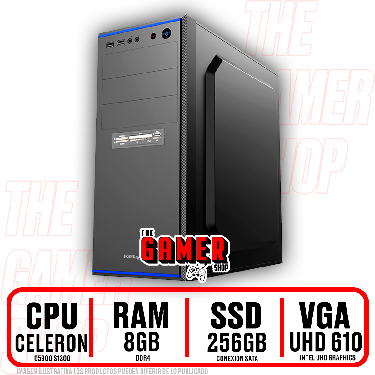 PC HOME OFFICE | INTEL CELERON - 8GB - 240GB | N362 | The Gamer Shop